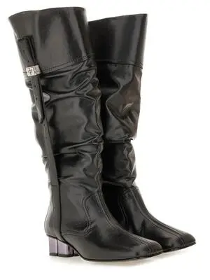GANNI Slouchy Boot Butterfly
