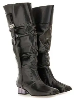 GANNI Slouchy Boot Butterfly