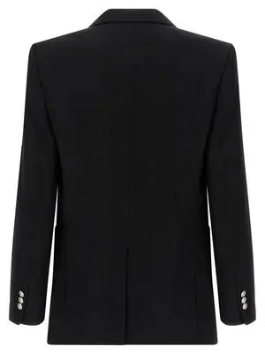 Balmain Grain De Poudre Blazer - Black
