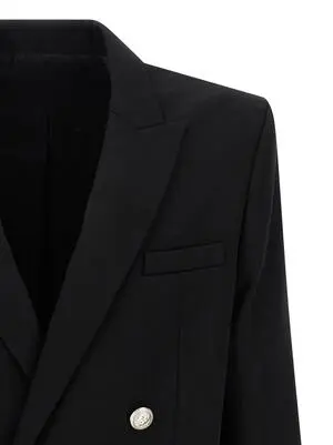 Balmain Grain De Poudre Blazer - Black