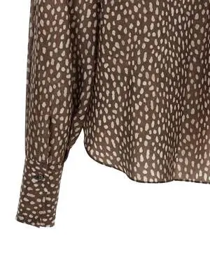 Brunello Cucinelli Lavallière Collar Shirt