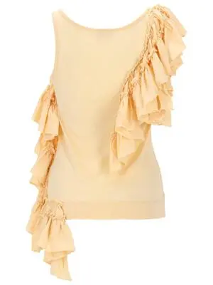 Dries Van Noten Top Con Ruches