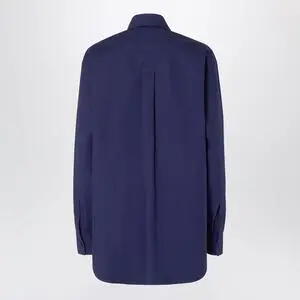 Fendi Cotton Poplin Long Sleeve Shirt - Blue