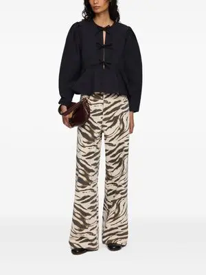 GANNI Organic Cotton Blouse