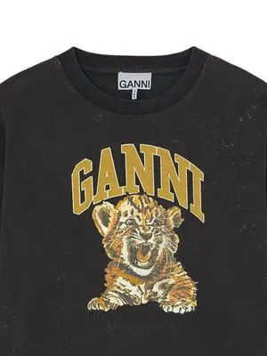 GANNI Tiger Crewneck Sweatshirt