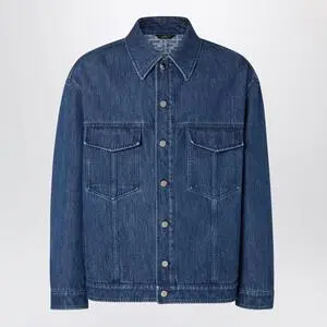 Fendi Denim Oversized Jacket - Blue