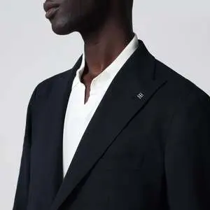 Tagliatore Single-breasted Textured Wool Jacket