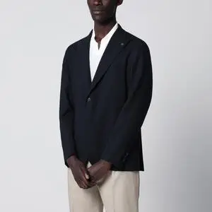 Tagliatore Single-breasted Textured Wool Jacket