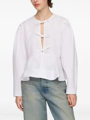 GANNI Organic Cotton Blouse