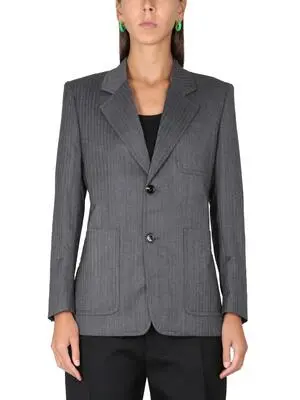 Bottega Veneta Chevron Pattern Jacket - Multicolor