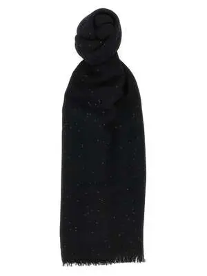 Brunello Cucinelli Diamante' Scarf - Black