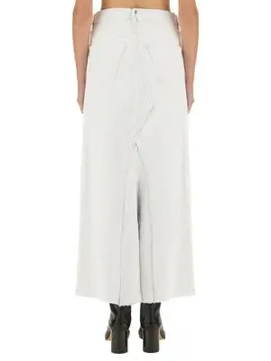 MAISON MARGIELA Midi Skirt - White