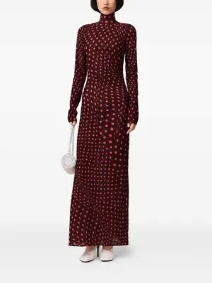 Stella McCartney Polka Dot Long Dress