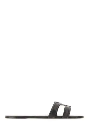 Saint Laurent Flat Slides - Multicolor