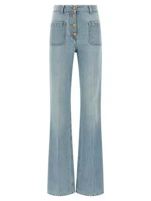 Valentino Garavani High Waist Jeans - Blue