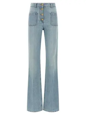 Valentino Garavani High Waist Jeans - Blue