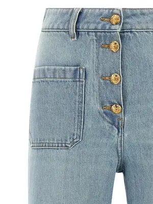 Valentino Garavani High Waist Jeans - Blue