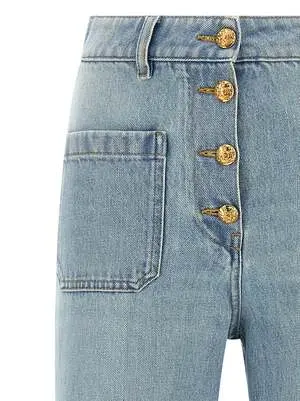Valentino Garavani High Waist Jeans - Blue