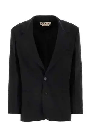 Marni Polyester Stretch Blazer