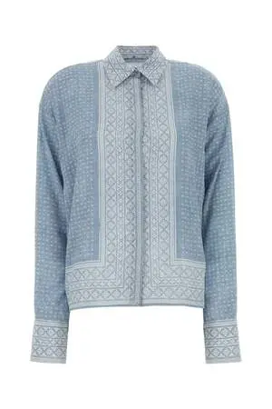 ERMANO SCERVINO Ermanno Scervino Printed Silk Shirt - Multicolor
