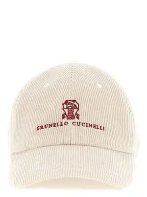 Brunello Cucinelli Baseball' Cap - White
