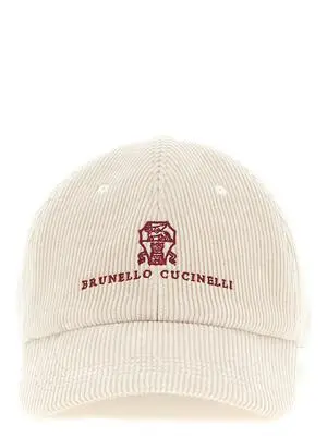 Brunello Cucinelli Baseball' Cap - White