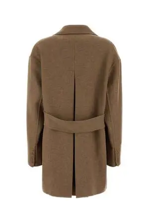 ERMANO SCERVINO Ermanno Scervino Camel Wool Blend Blazer