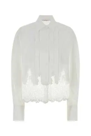 ERMANO SCERVINO Ermanno Scervino Poplin Shirt - White