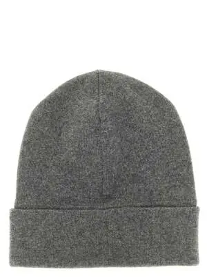 Brunello Cucinelli Cashmere Monile Beanie - Gray