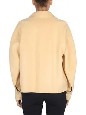 Max Mara Pink Short Coat - Cream