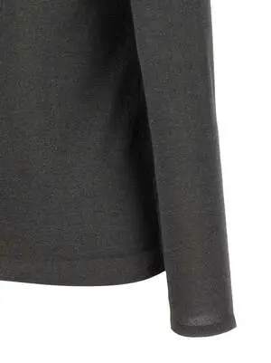 Brunello Cucinelli Metallic Knit Pullover - Gray