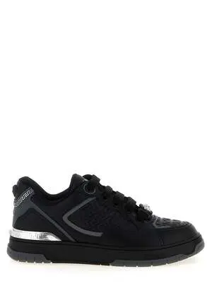Versace Biggie Basket' Sneakers - Black