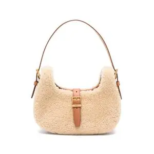 Saint Laurent Neutrals Shoulder Bags - Cream