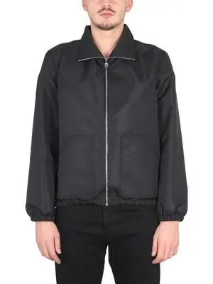 Alexander McQueen Jacket With Logo - Black