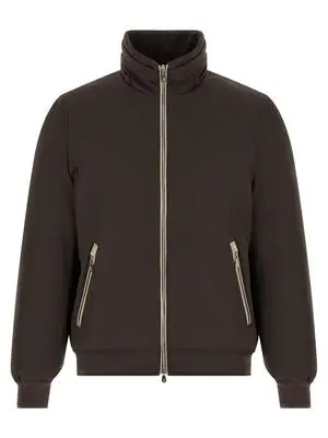 Brunello Cucinelli Detachable Hood Down Jacket - Brown