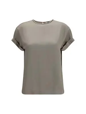 Brunello Cucinelli Silk Blouse - Cream