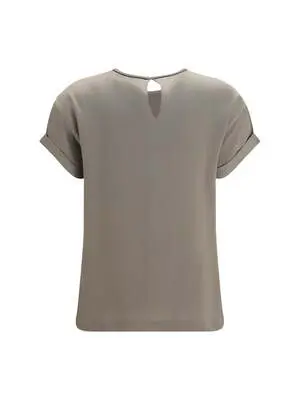 Brunello Cucinelli Silk Blouse - Cream