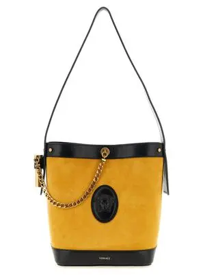 Versace Pivot' Small Bucket Bag - Yellow