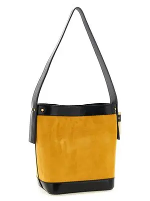 Versace Pivot' Small Bucket Bag - Yellow