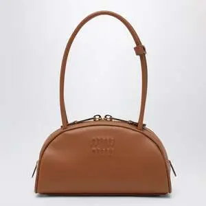 Miu Miu Beau Leather Bag - Brown