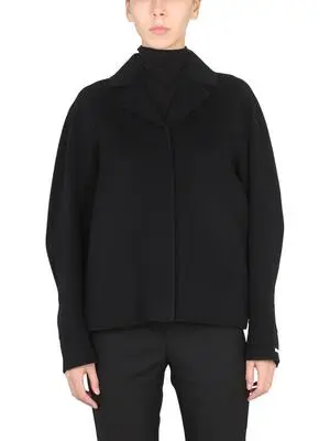 Max Mara Max Mara Women Pink Short Coat Black