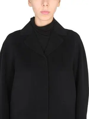 Max Mara Pink Short Coat - Black