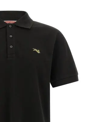 Kenzo Happy Tiger' Polo Shirt - Black