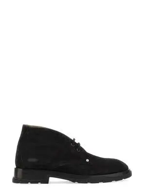 Alexander McQueen Suede Boot - Black