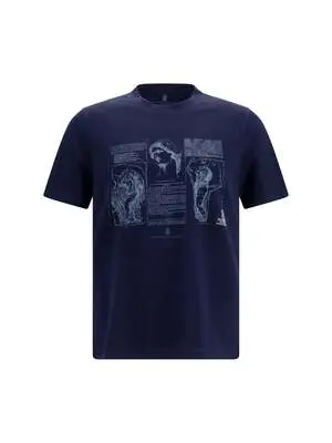 Brunello Cucinelli Cotton Printed T-shirt
