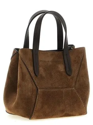 Brunello Cucinelli Bc Duo' Mini Handbag - Brown