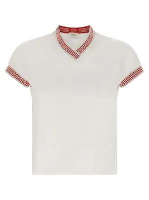 Versace Greca' And 'medusa' T-shirts - Red
