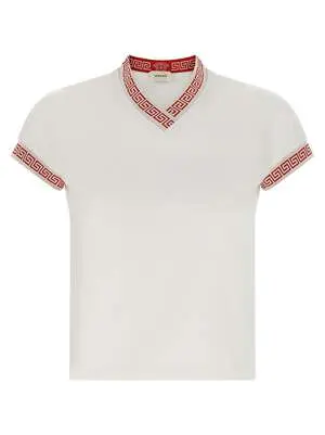 Versace Greca' And 'medusa' T-shirts - Red