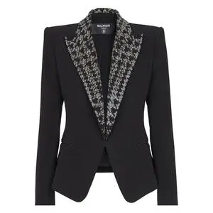 Balmain Jackets Blazers - Black