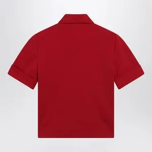 Miu Miu Ruby Technical Jersey Polo - Red